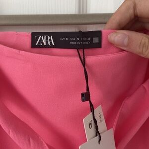 Zara | Skirts | Hot Pink Zara Skirt | Poshmark